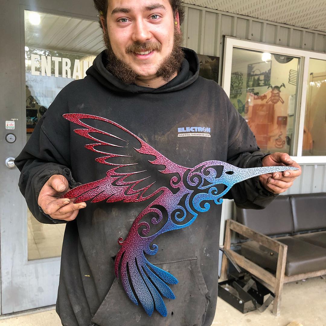 Decorative Hummingbird - Electron Metalworks Ltd.
